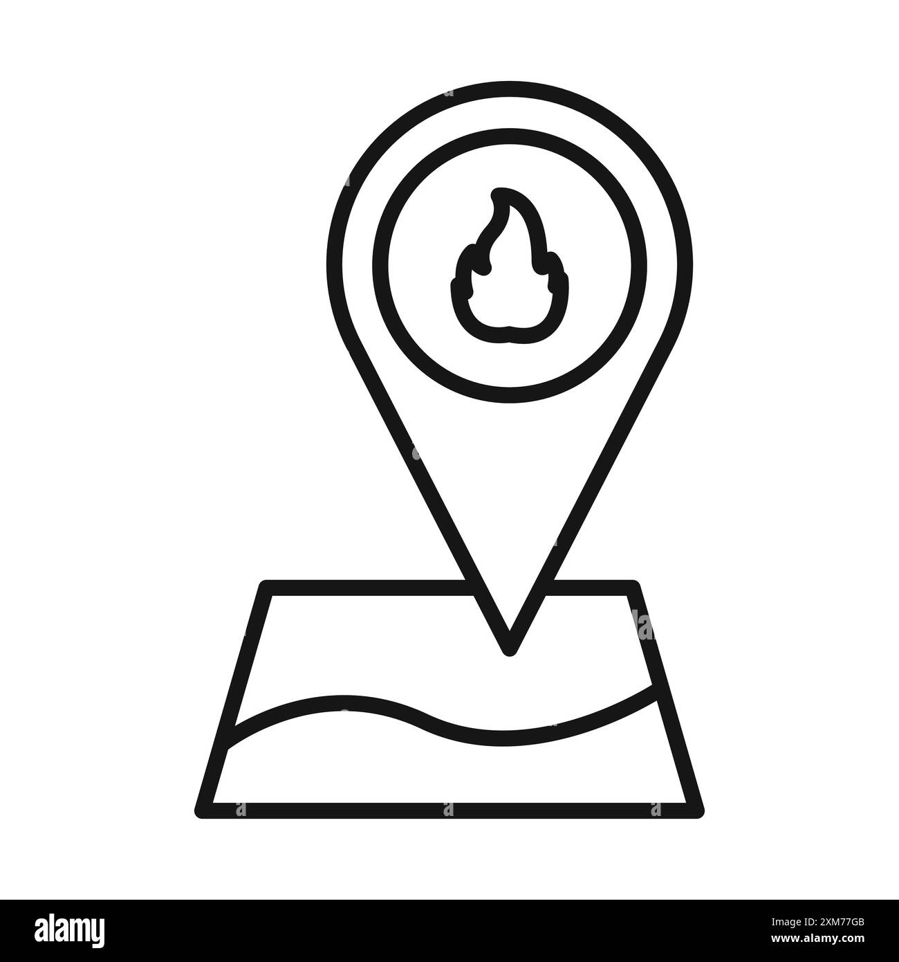 Pin clip art Black and White Stock Photos & Images - Alamy