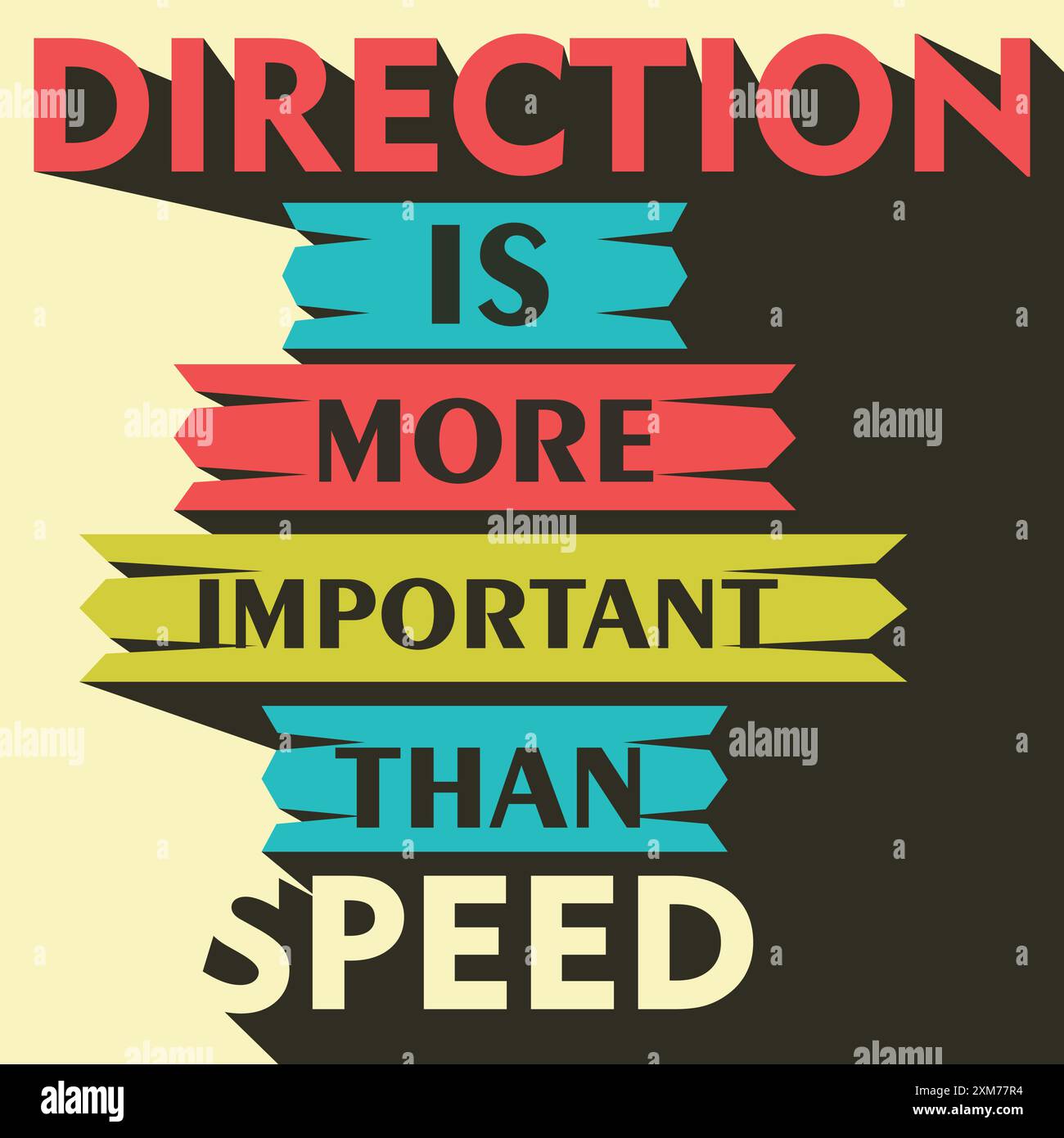 'Powerful quote 'direction is more important than speed.' inspirational ...