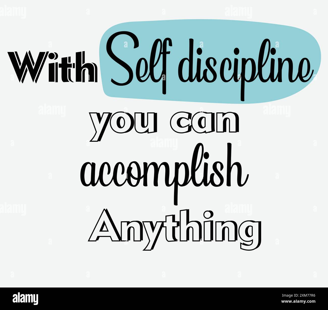 Self discipline Stock Vector Images - Alamy