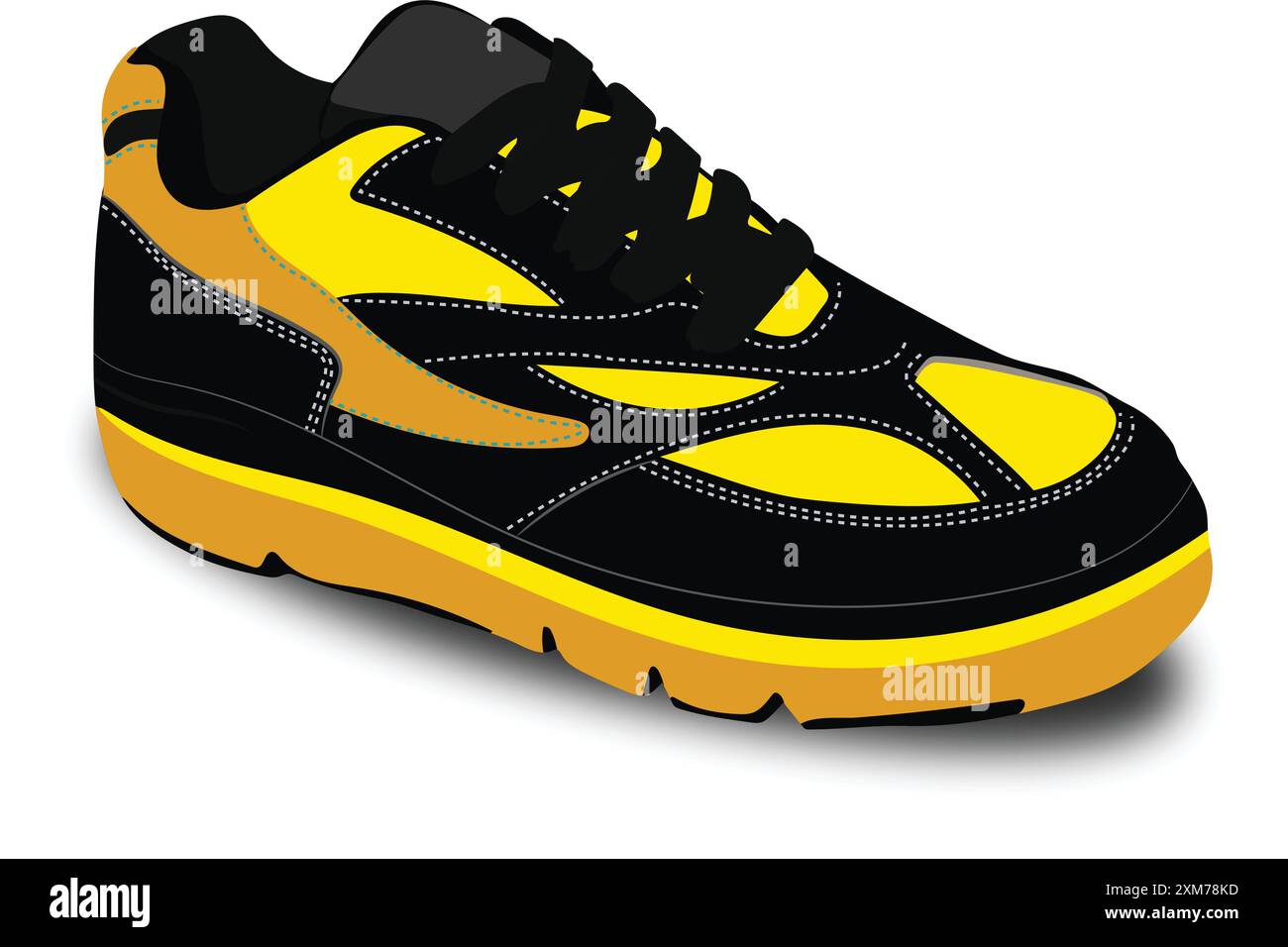 Graphic vector illustration of sports shoes Stock Vector Image & Art ...