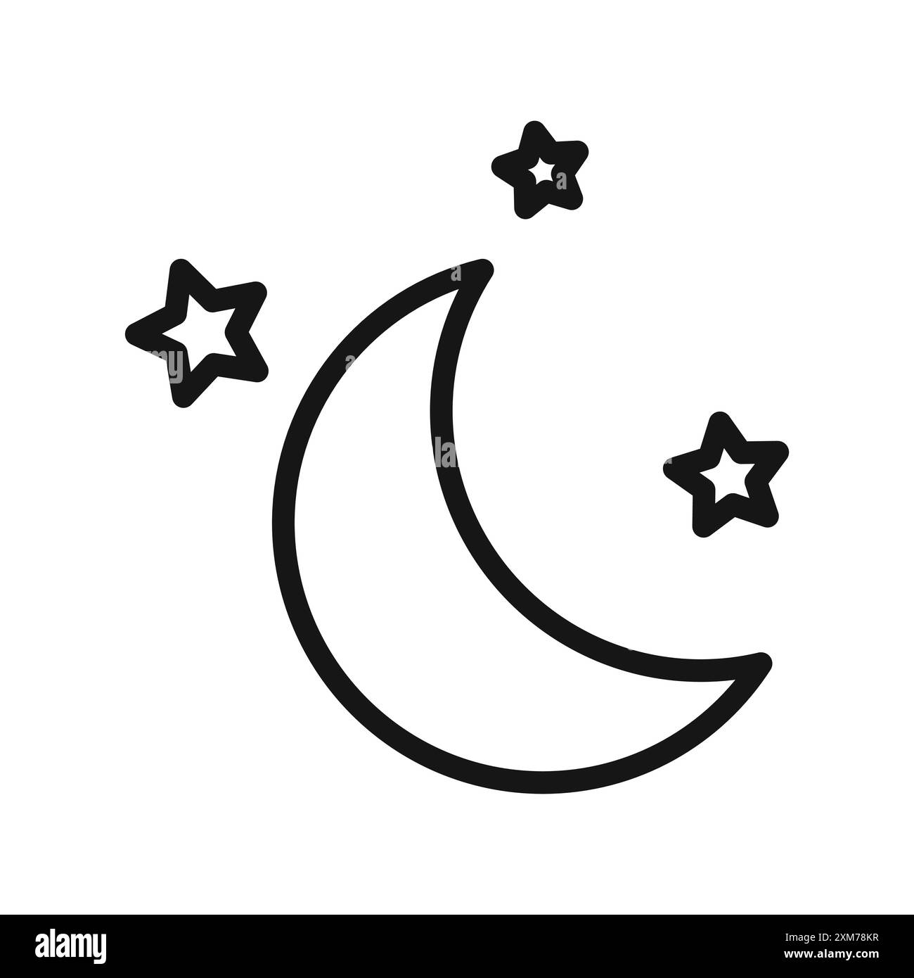 Baby night icon outline Stock Vector Images - Alamy