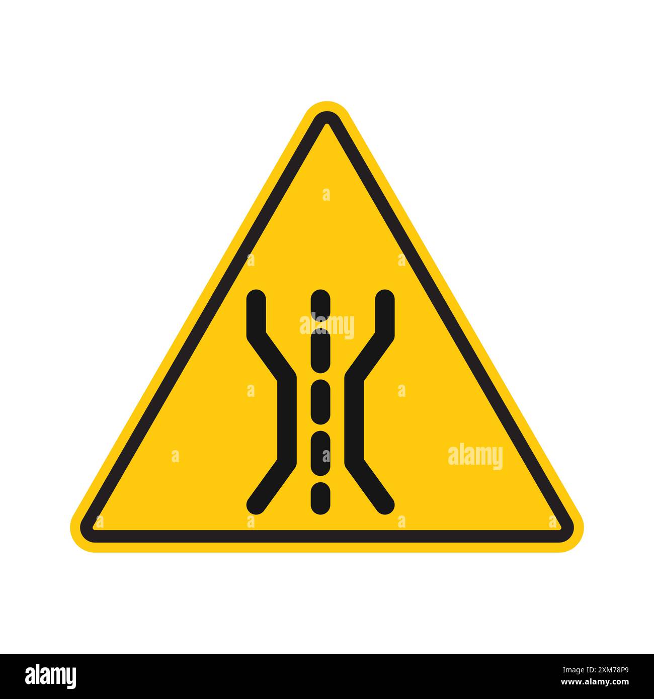 Narrow Bridge Sign Narrow Bridge Sign Vector Images (over 190)