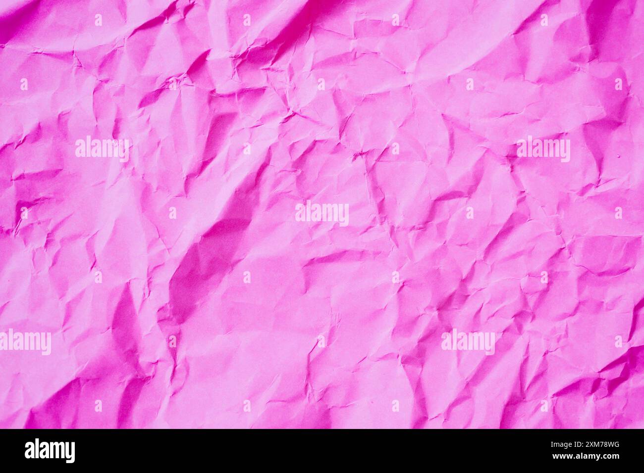 Crumpled pink paper texture background Stock Photo - Alamy