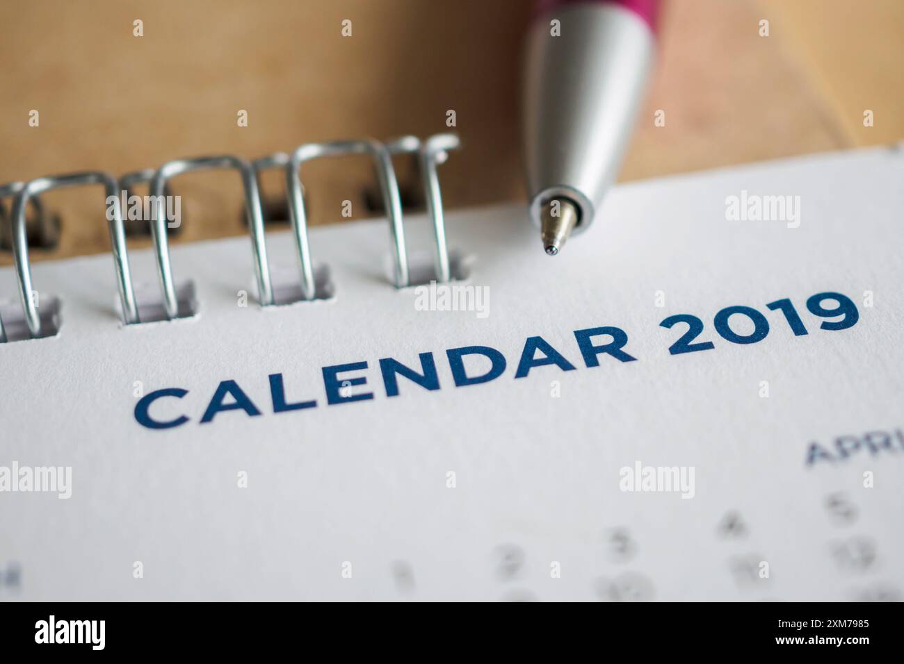 Year calendar page hi-res stock photography and images - Alamy