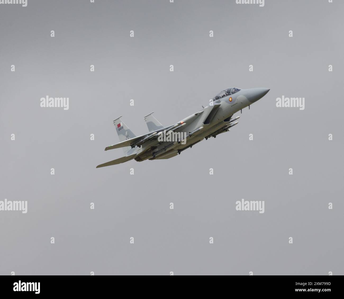 Qatari Emiri Airforce Boeing F-15QA Ababil military jet fighter ...