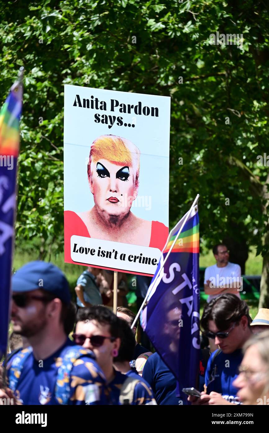London Gay Pride Parade 2024 Stock Photo - Alamy