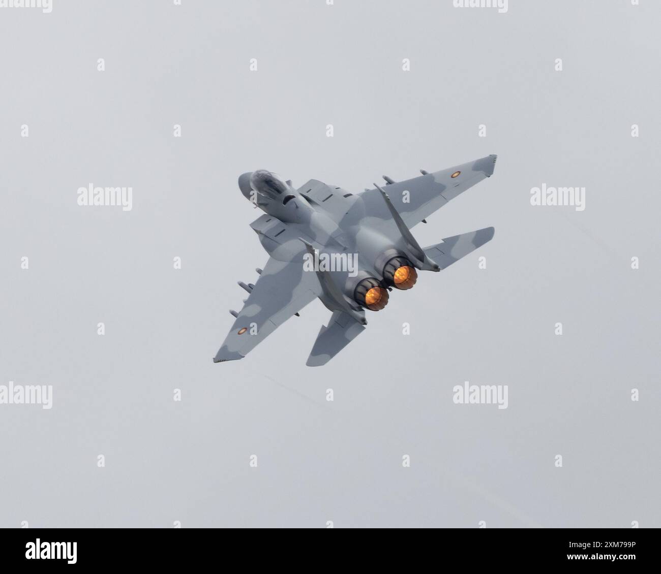 Qatari Emiri Airforce Boeing F-15QA Ababil military jet fighter ...