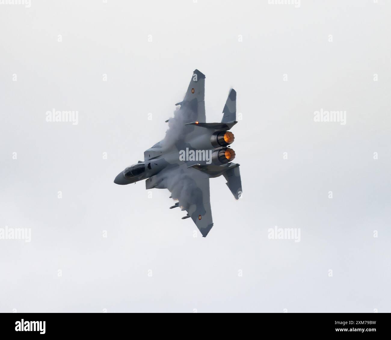 Qatari Emiri Airforce Boeing F-15QA Ababil military jet fighter ...