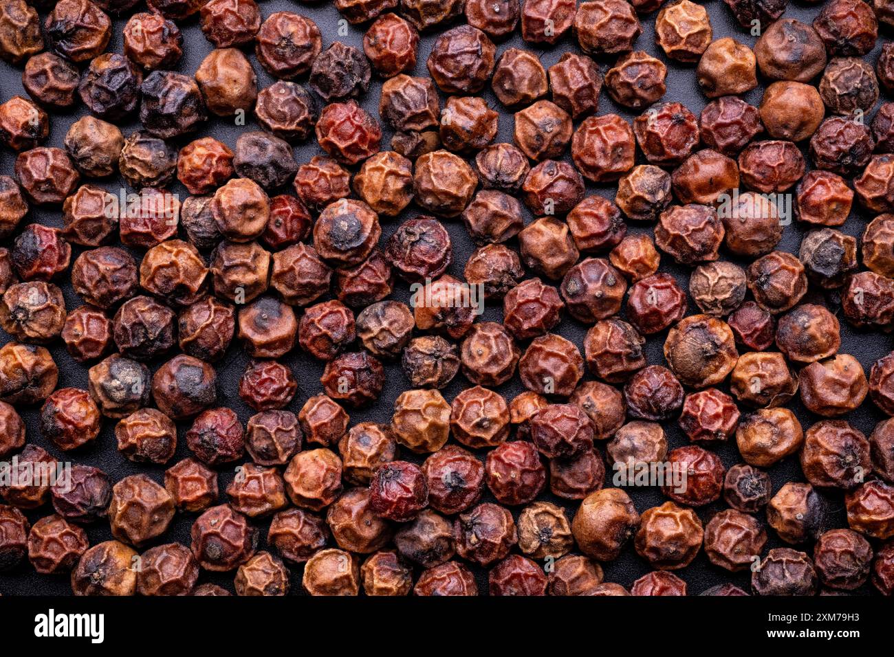 Top view of dry red kampot pepper Stock Photo - Alamy