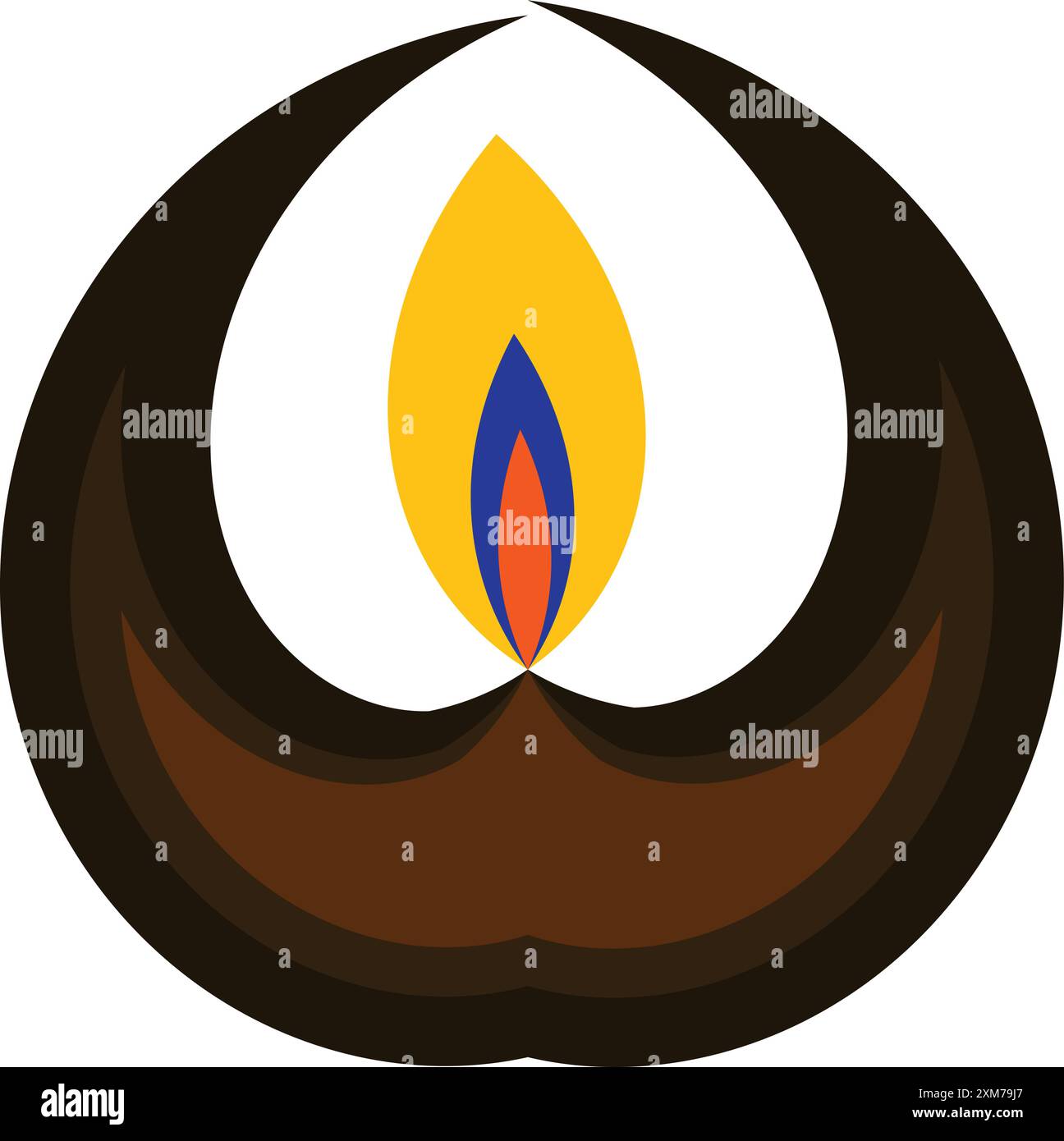 Vector illustration icon of diwali diya Stock Vector Image & Art - Alamy