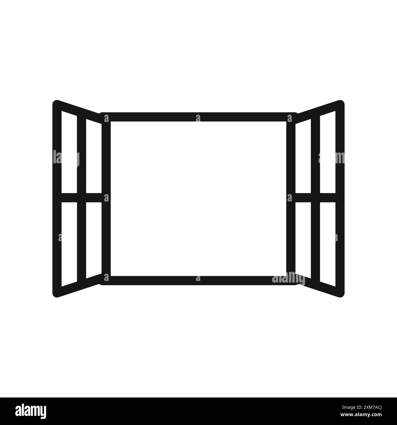 Open windows modern Black and White Stock Photos & Images - Alamy