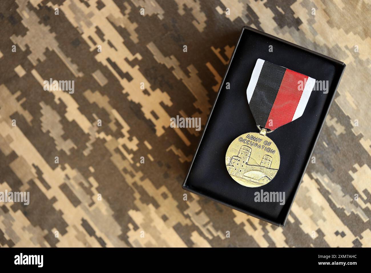 KYIV, UKRAINE - JULY 10, 2024 US Army of Occupation medal. United ...