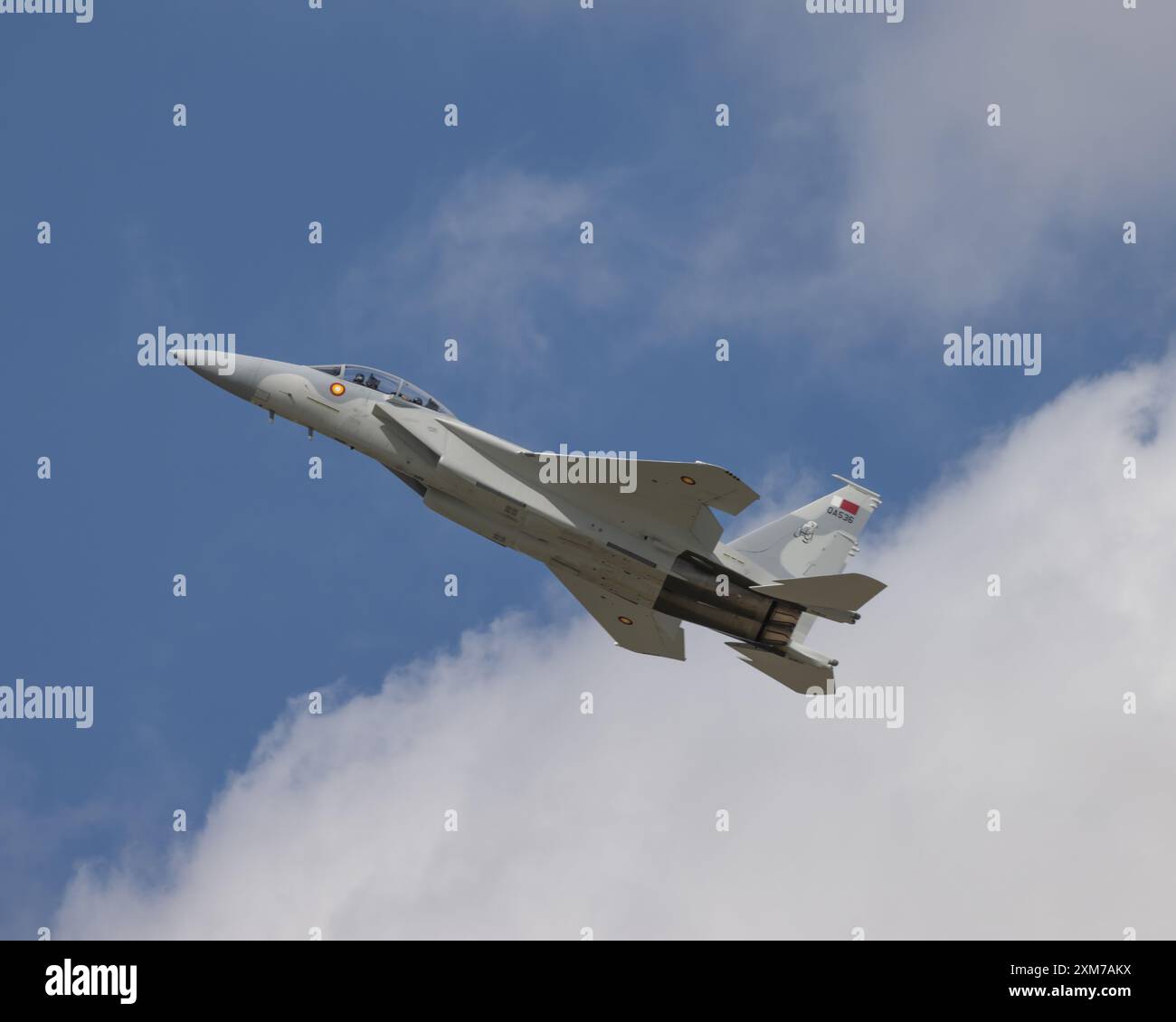 Qatari Emiri Airforce Boeing F-15QA Ababil military jet fighter ...