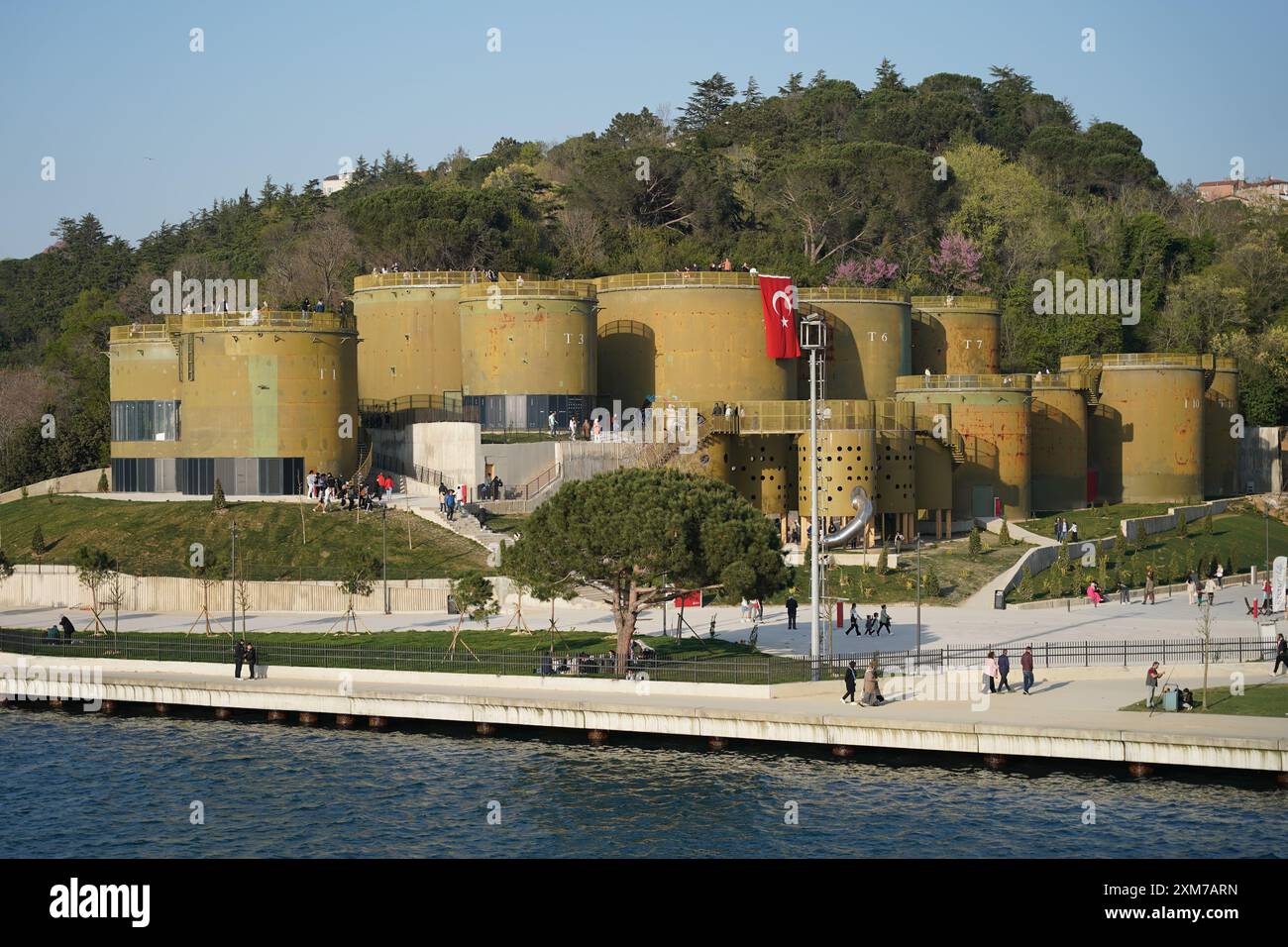 ISTANBUL, TURKIYE - APRIL 11, 2024: Old Silos in Cubuklu, Istanbul ...