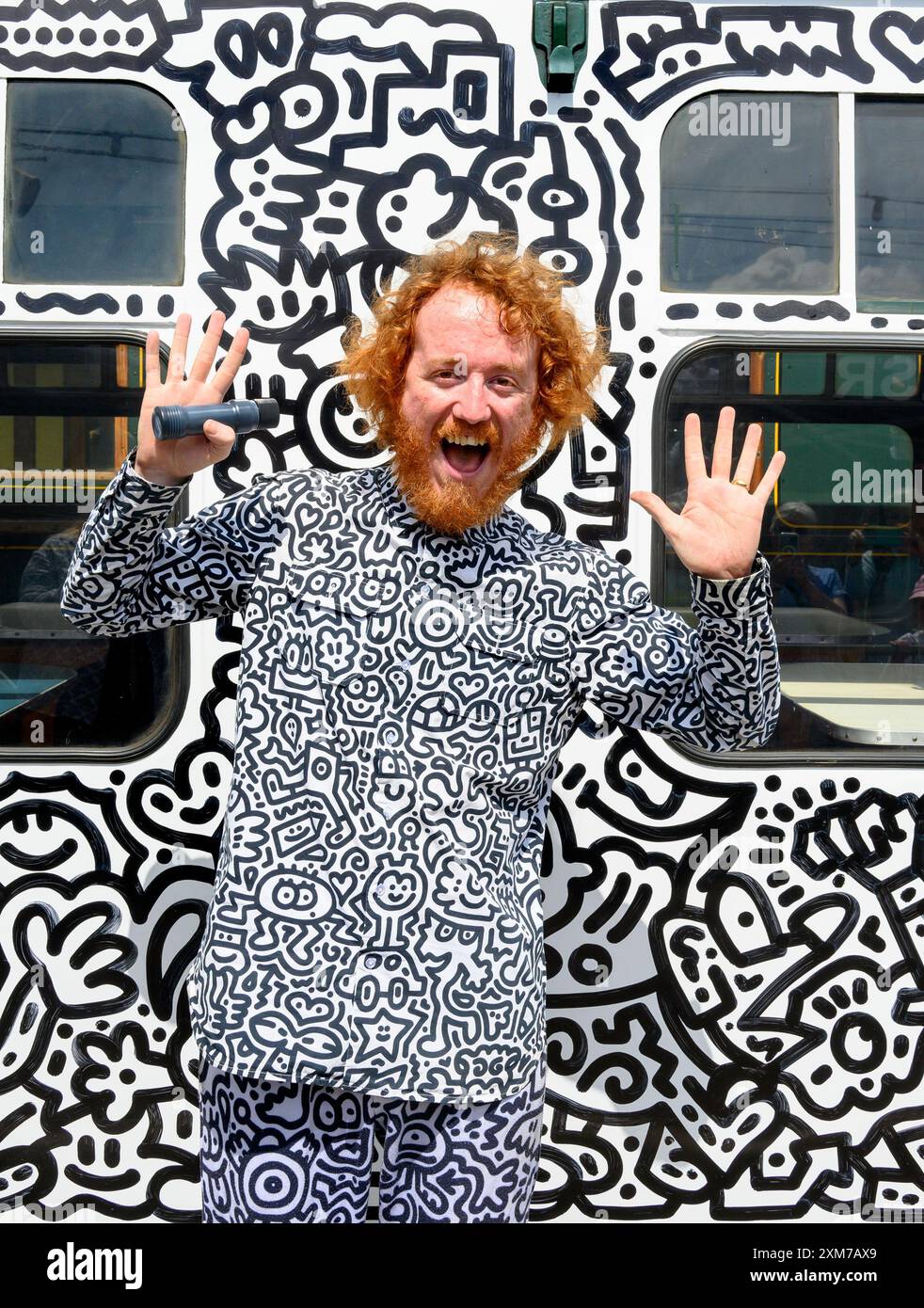 Tenterden, Kent, UK. 26th July, 2024. Internationally renowned artist ...