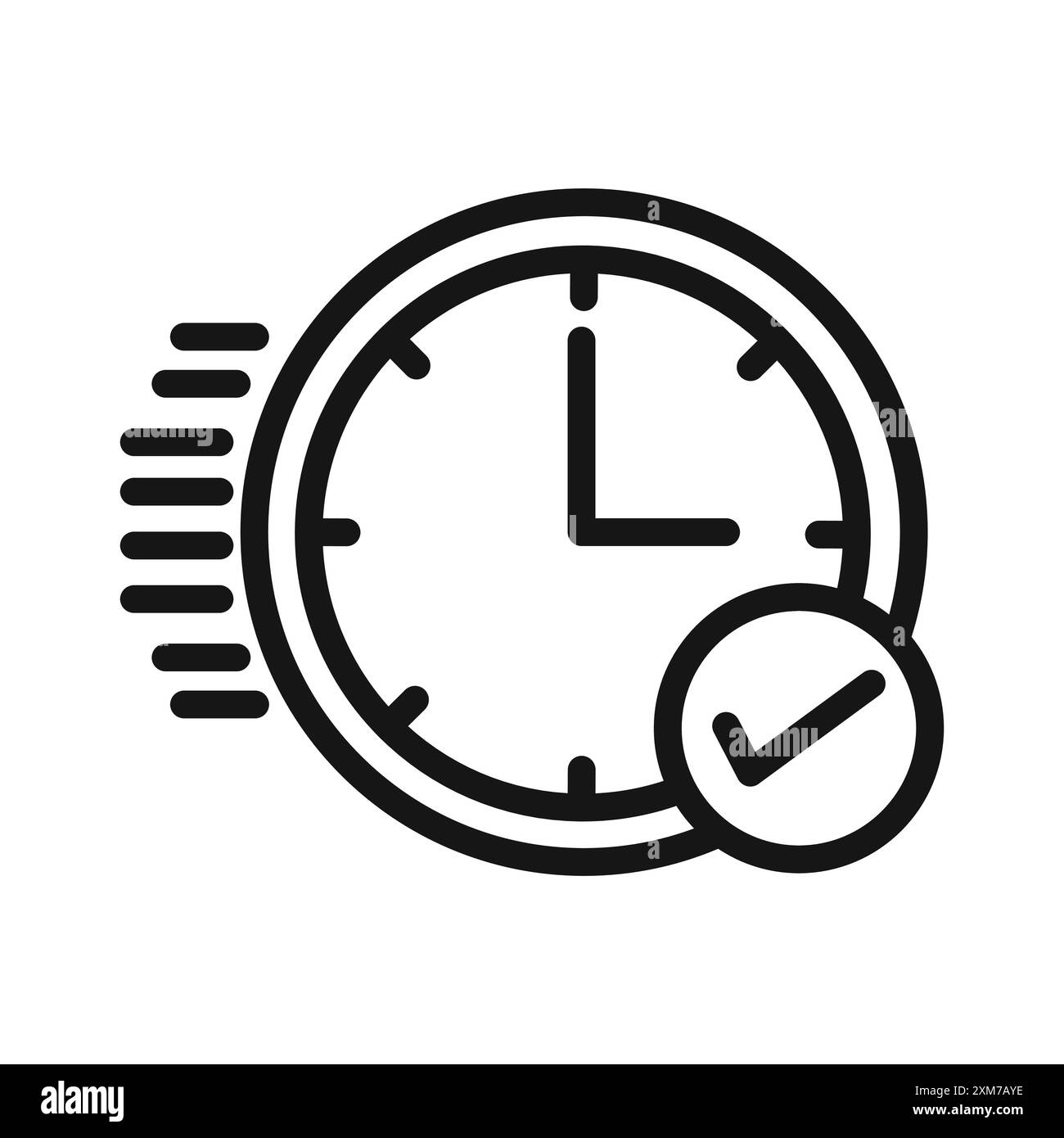 quick response icon Black line art vector in black and white outline ...