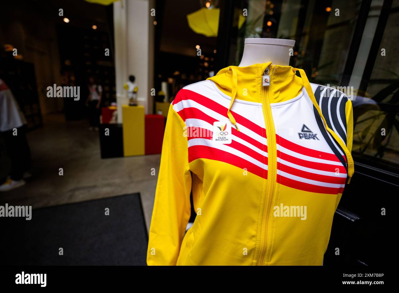 Paris, France. 26th July, 2024. The interior of Lotto Belgium House is ...