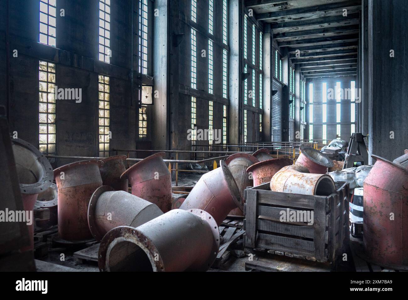 The coal and gas power plant Emile-Huchet is located in Saint Avold in ...