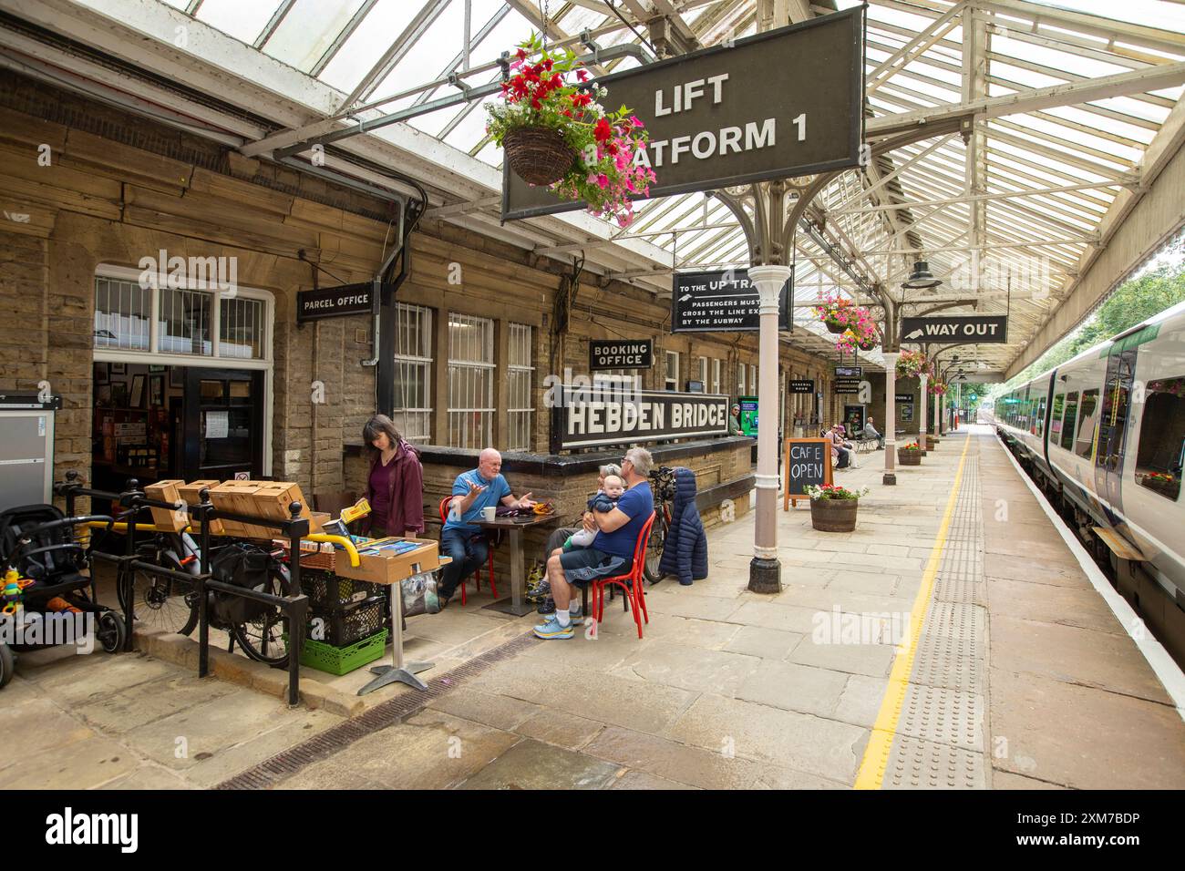 Hebden Bridge railway station serves the town of Hebden Bridge in West ...