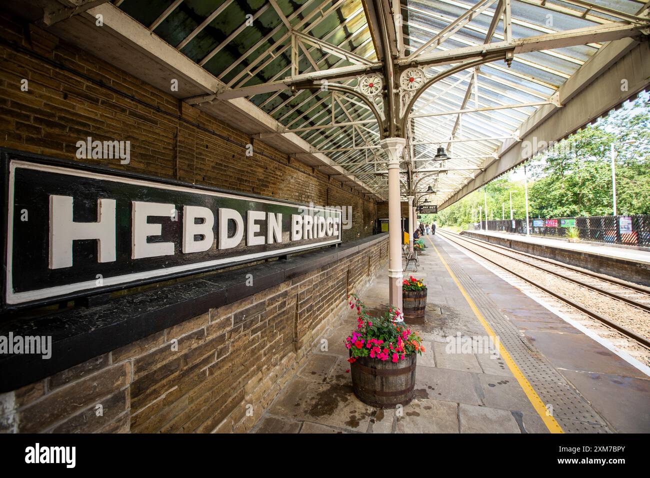 Hebden Bridge railway station serves the town of Hebden Bridge in West ...
