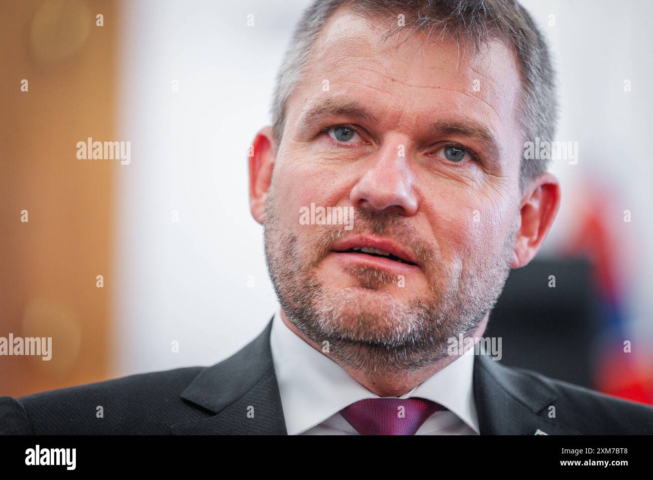 PETER PELLEGRINI Peter Pellegrini HLAS-SD on archive images. Bratislava ...