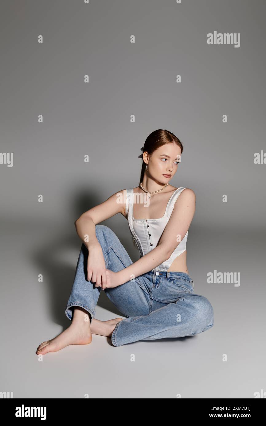 Contemplative backdrop hi-res stock photography and images - Alamy