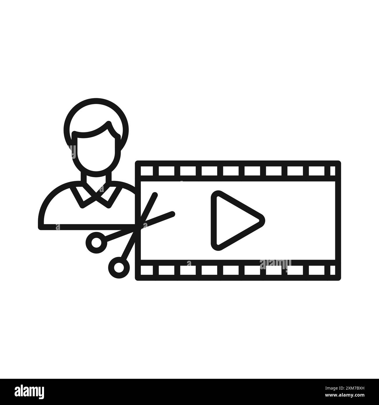 Movie editor Black and White Stock Photos & Images - Alamy
