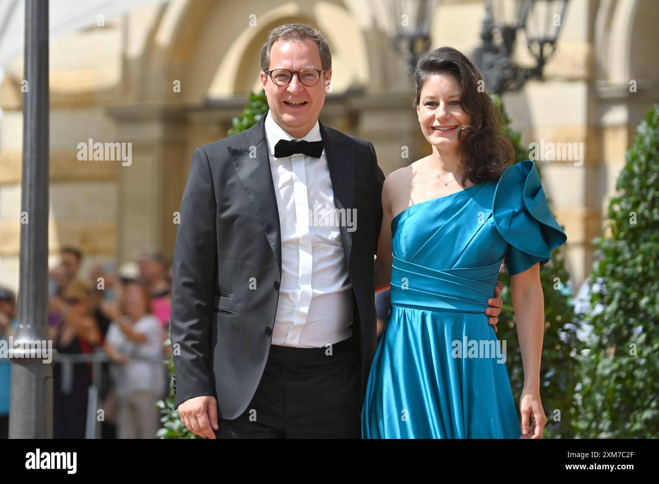 Martin HUBER Generalsekretaer der CSU mit Ehefrau Katrin. Eroeffnung ...