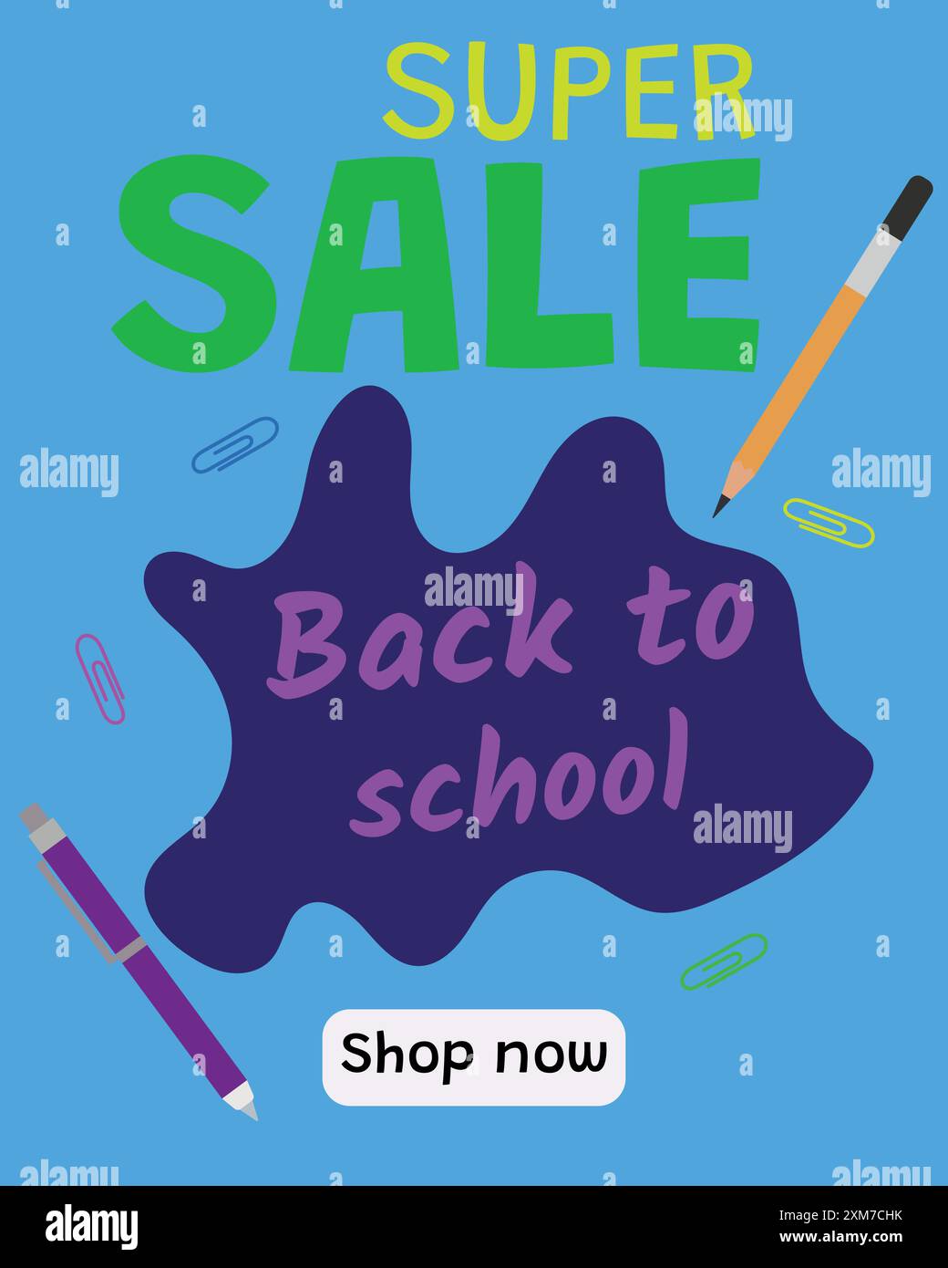 Super sale back to school Stock Vector Image & Art - Alamy