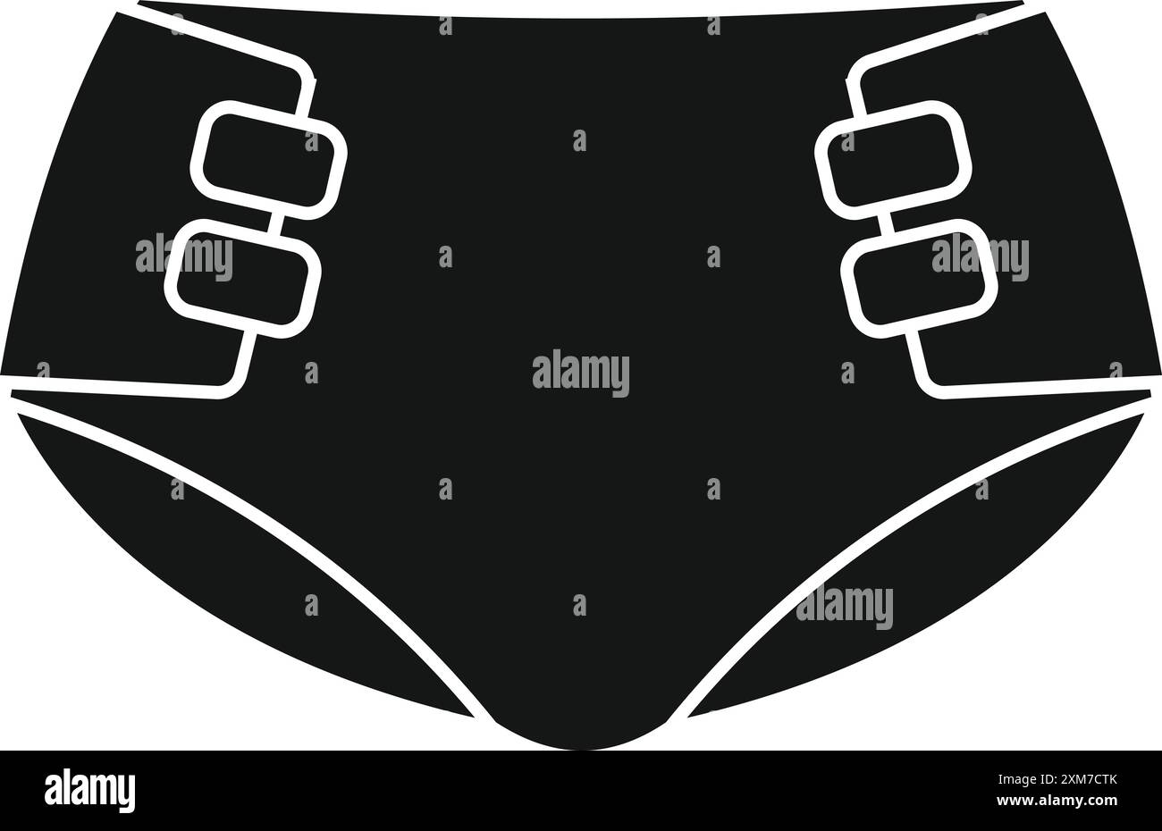 Baby cutout nappy Stock Vector Images - Alamy