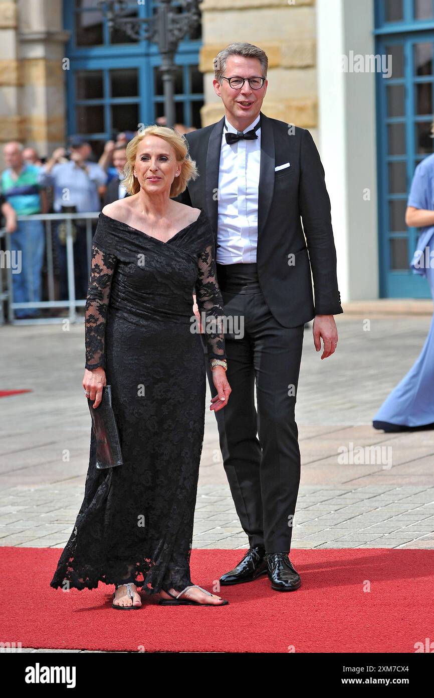 Richard-Wagner-Festspiele. Markus und Janet Blume anläßlich der ...