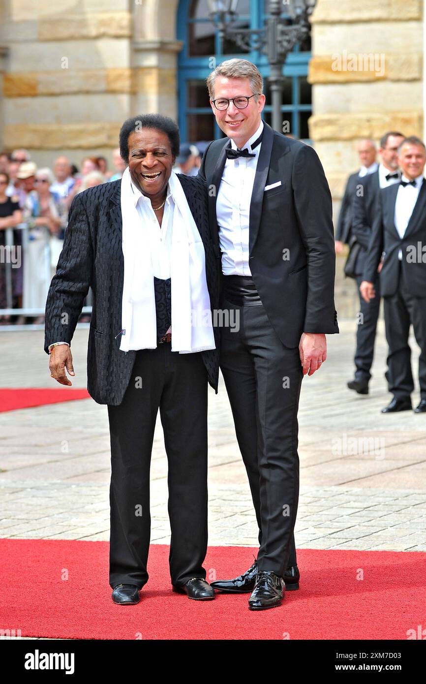 Richard-Wagner-Festspiele. Markus Blume und Roberto Blanco anläßlich ...