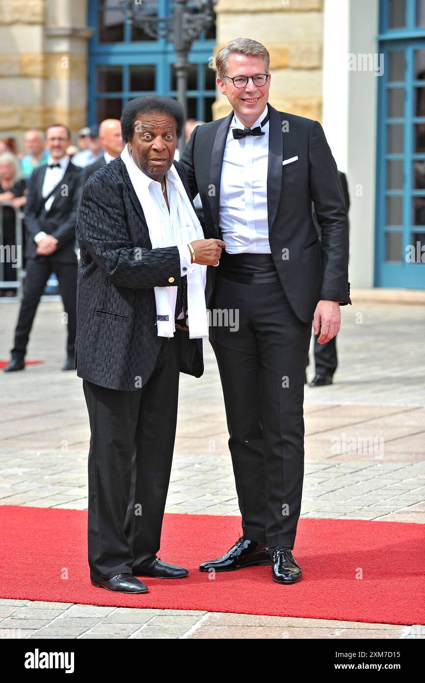 Richard-Wagner-Festspiele. Markus Blume und Roberto Blanco anläßlich ...