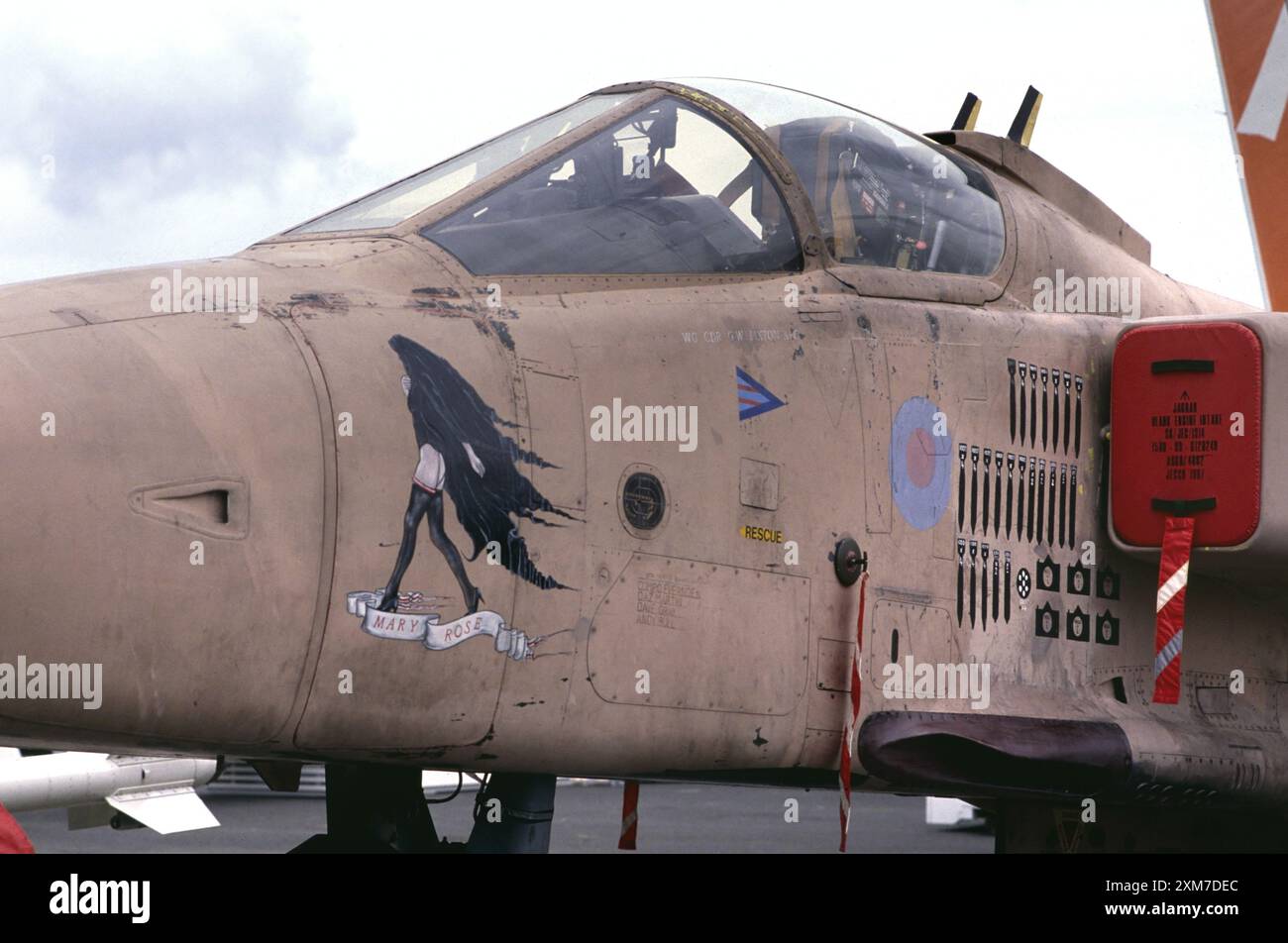 - SEPECAT Jaguar fighter-bomber of the British Royal Air Force ...