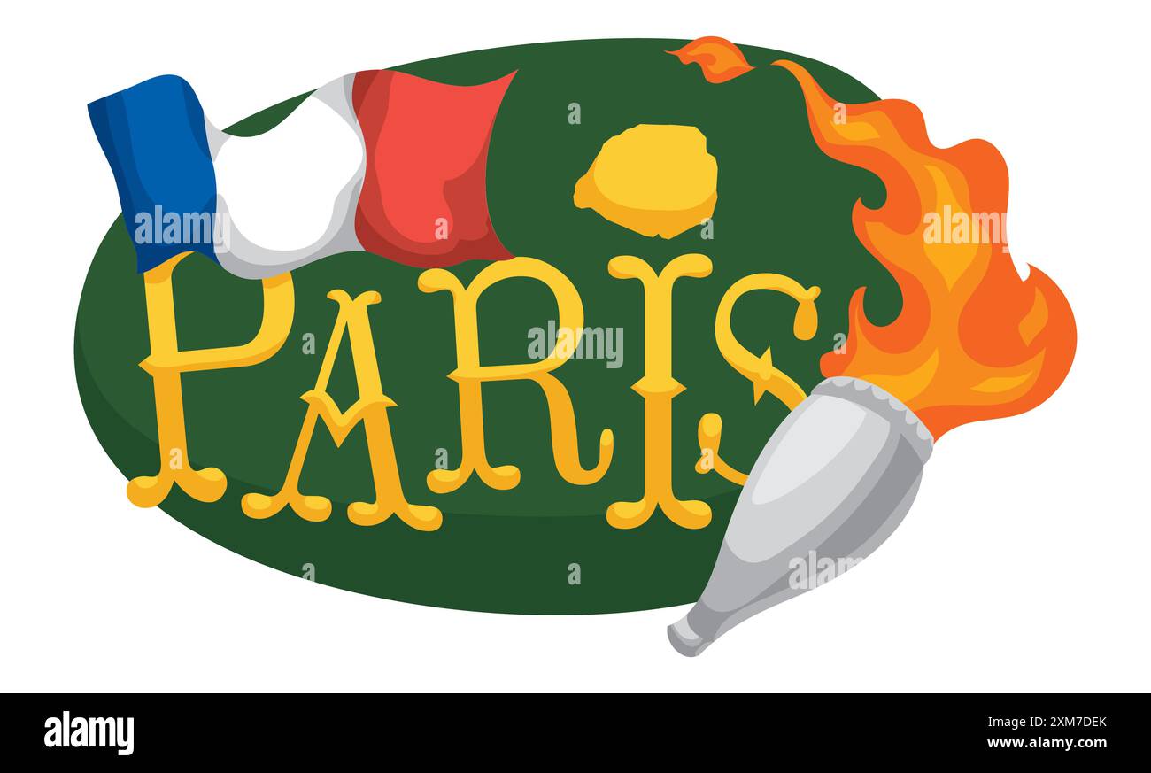 Map paris red Stock Vector Images - Alamy