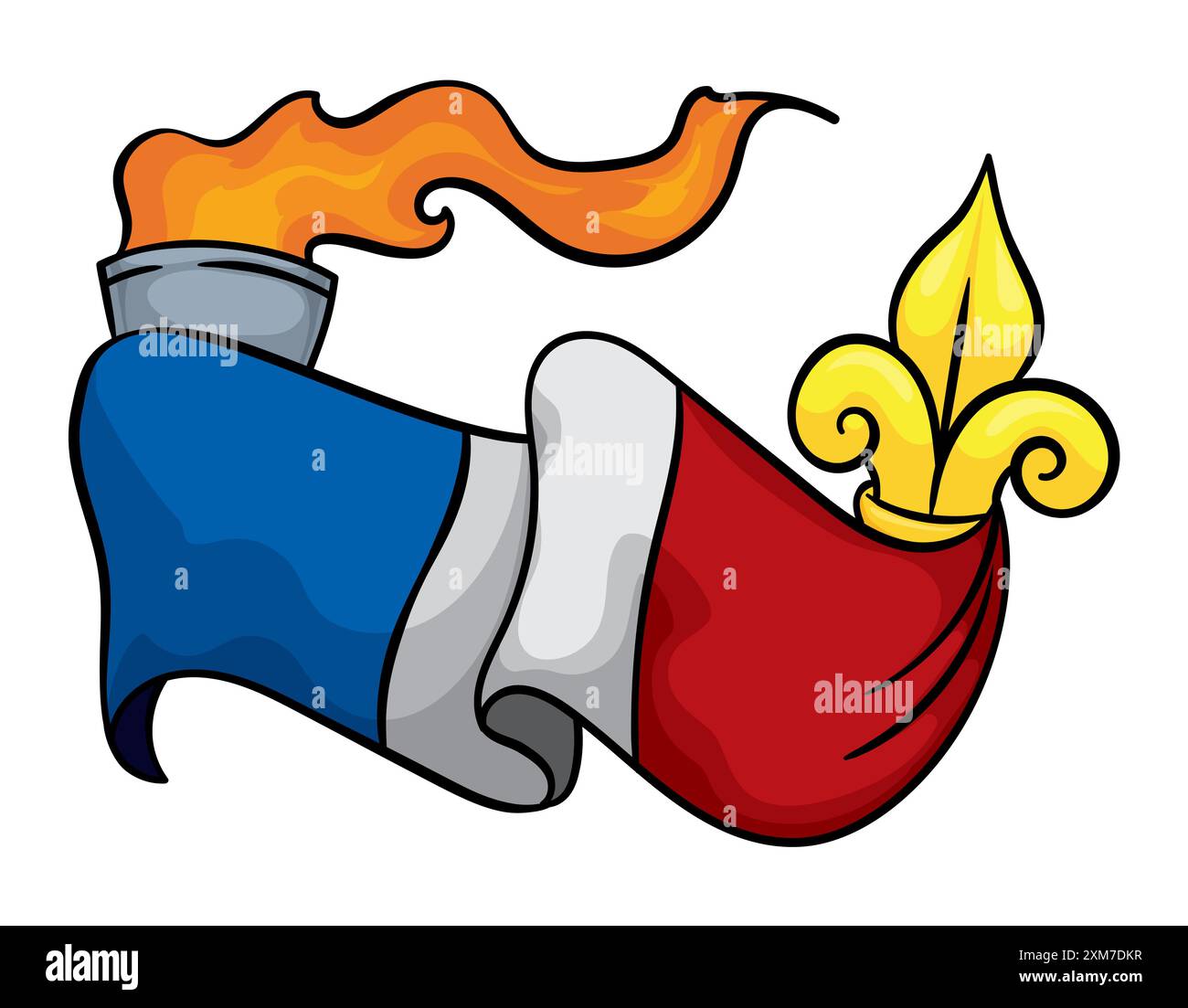 Red flower hanging in Stock Vector Images - Alamy