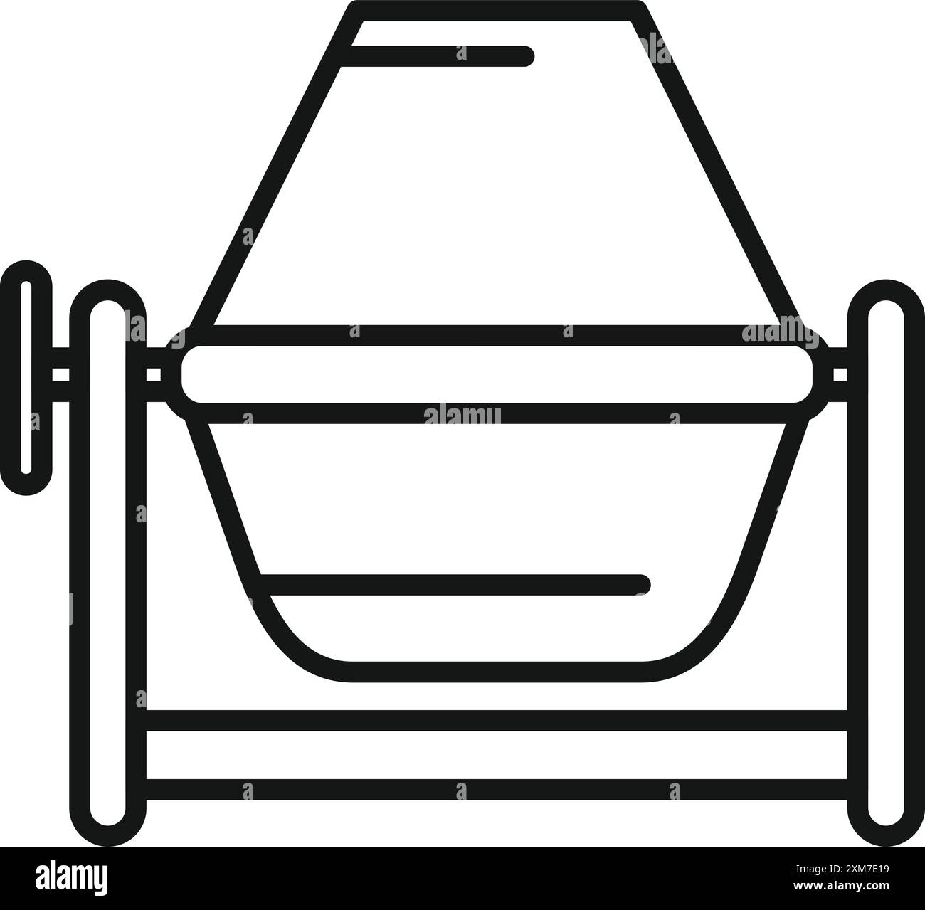 Industry cement works Stock Vector Images - Alamy