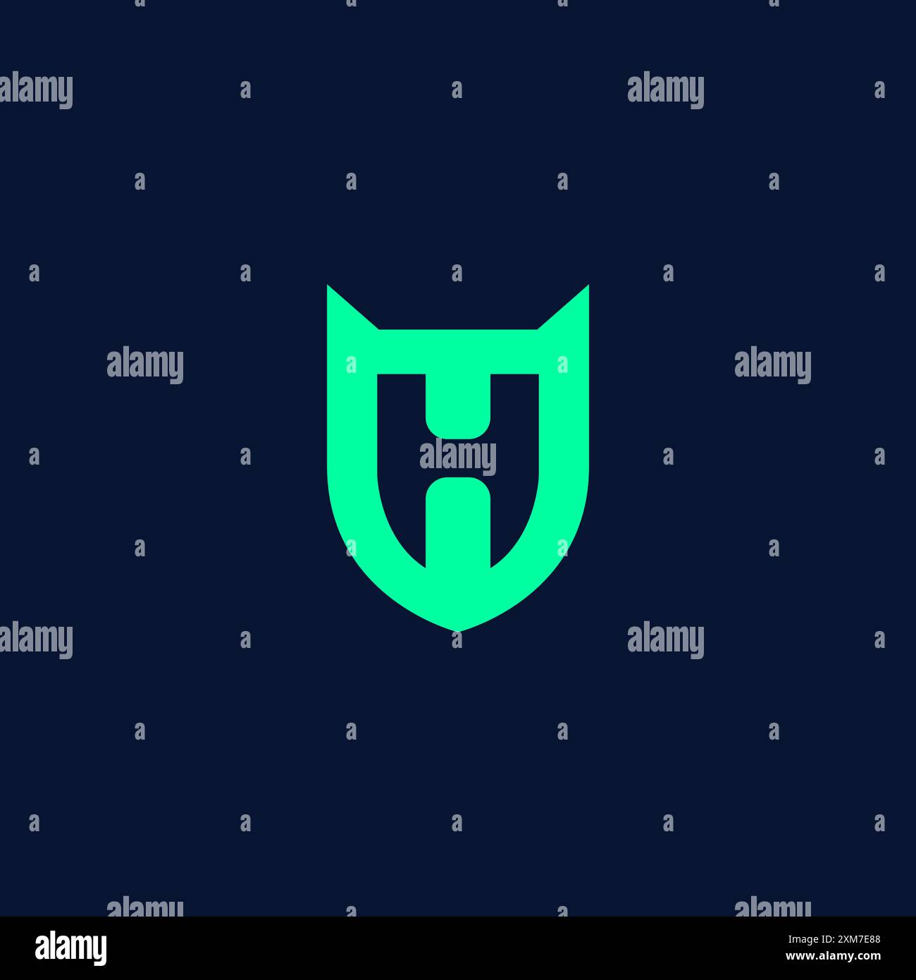 Hh letter logo design hi-res stock photography and images - Alamy