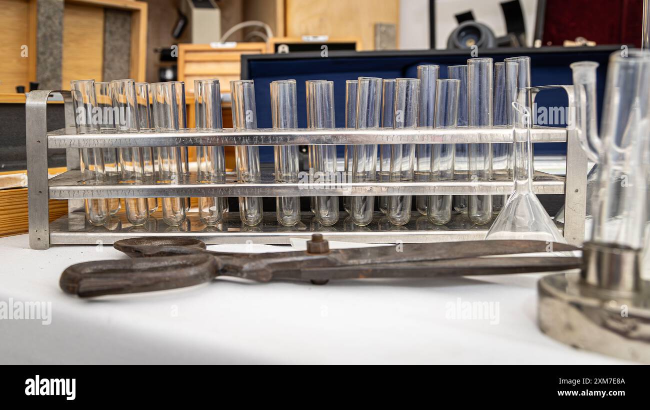 Small museum of medical instruments, devices and tools used by doctors ...