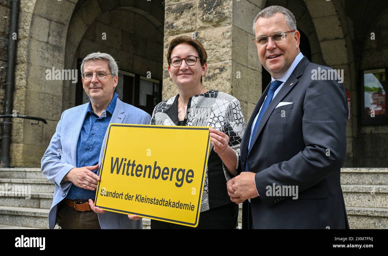 Wittenberge, Germany. 26th July, 2024. Oliver Hermann (l-r, non-party ...
