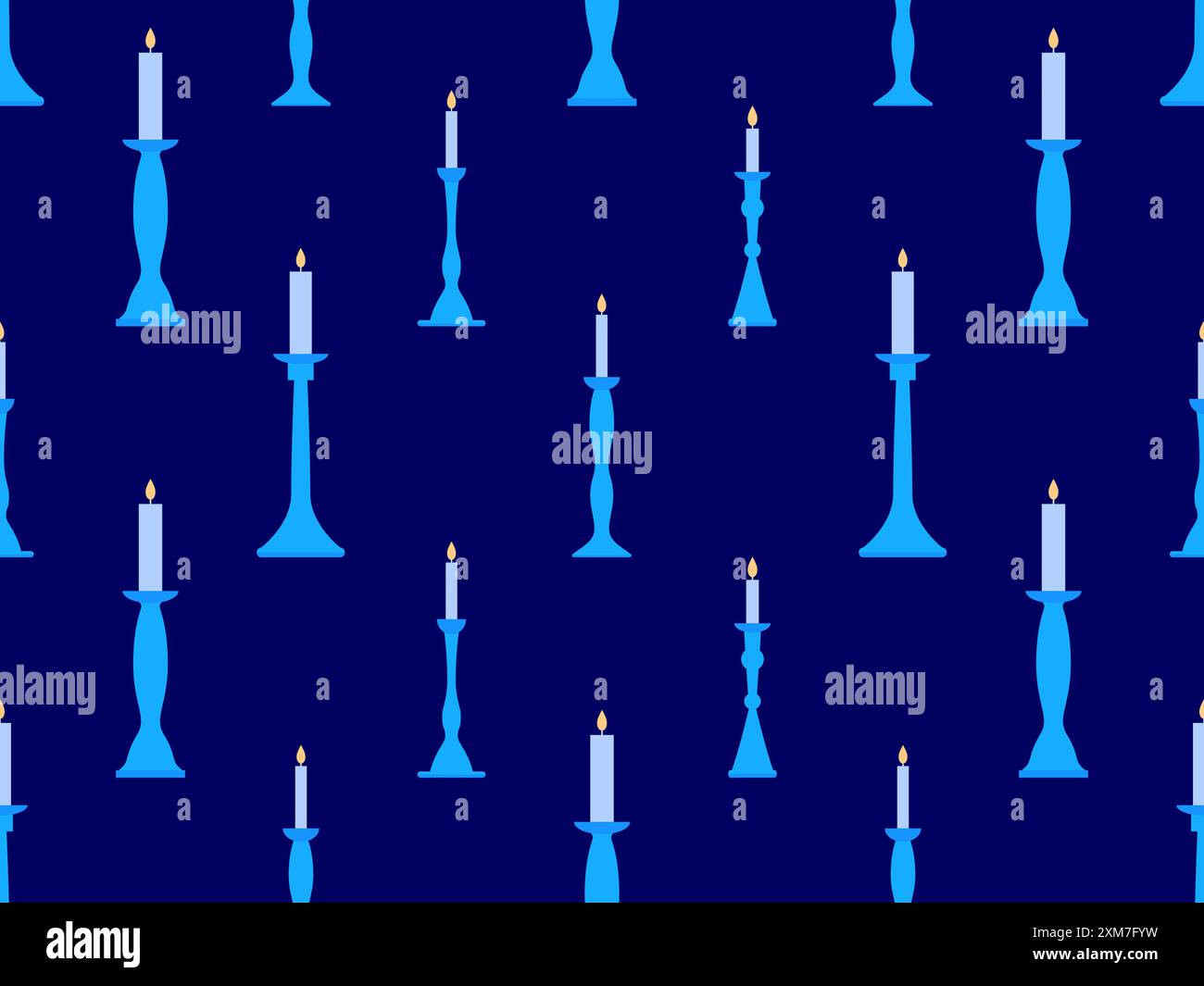 Seamless pattern with candlesticks in a minimalist style. Candlestick ...