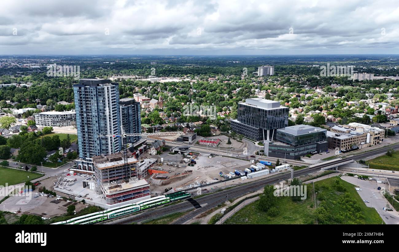 An aerial view of Mike & Ophelia Lazaridis Quantum-Nano Centre (QNC ...