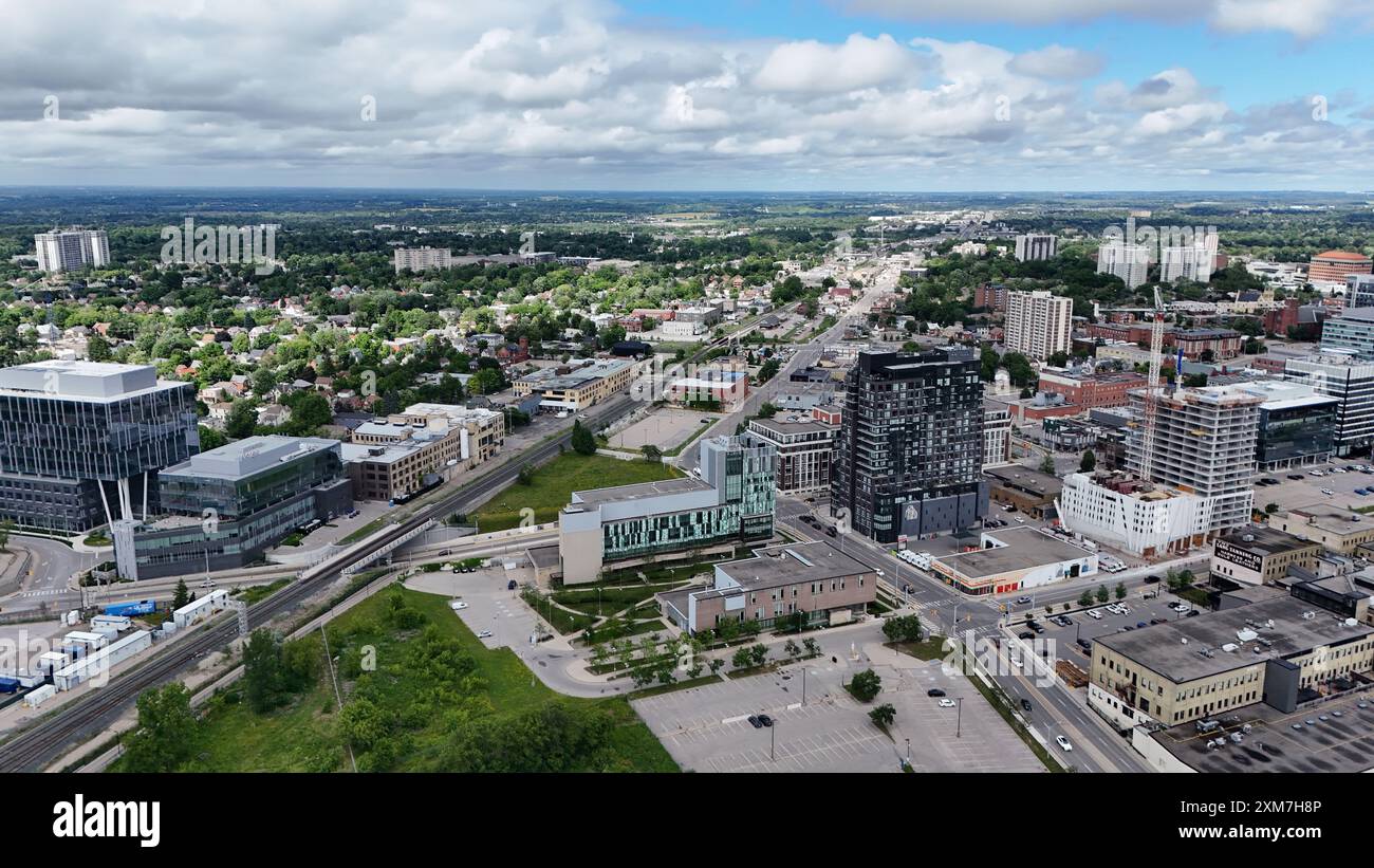 An aerial view of Mike & Ophelia Lazaridis Quantum-Nano Centre (QNC ...