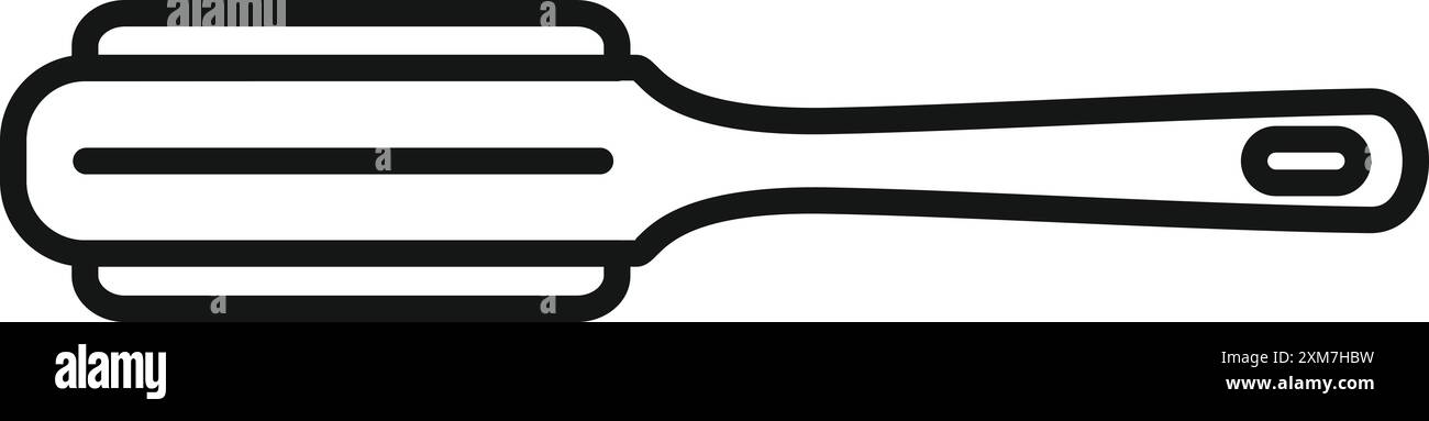 Simple line drawing of a spatula, a tool commonly used for cooking and ...