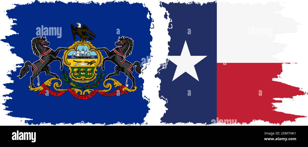 Pennsylvania brush stroke Stock Vector Images - Alamy