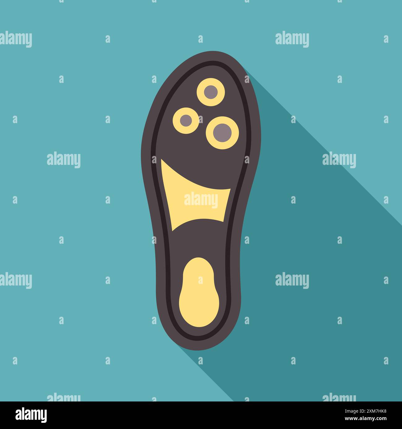 Orthopedic insole designed to provide cushioning and support for the ...