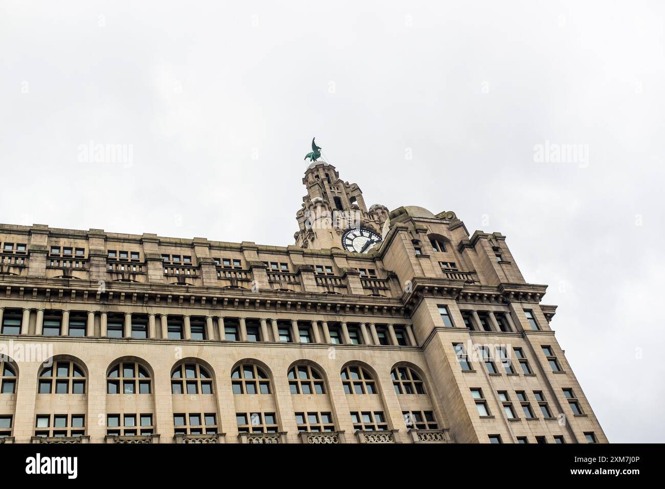 Liver buildings famous clock hi-res stock photography and images - Alamy