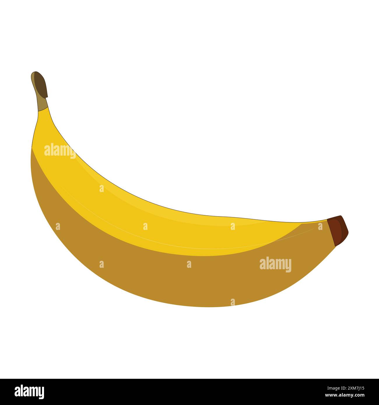 Cartoon bananas. Peel banana, banana Flat Design Fruit Icon vector ...