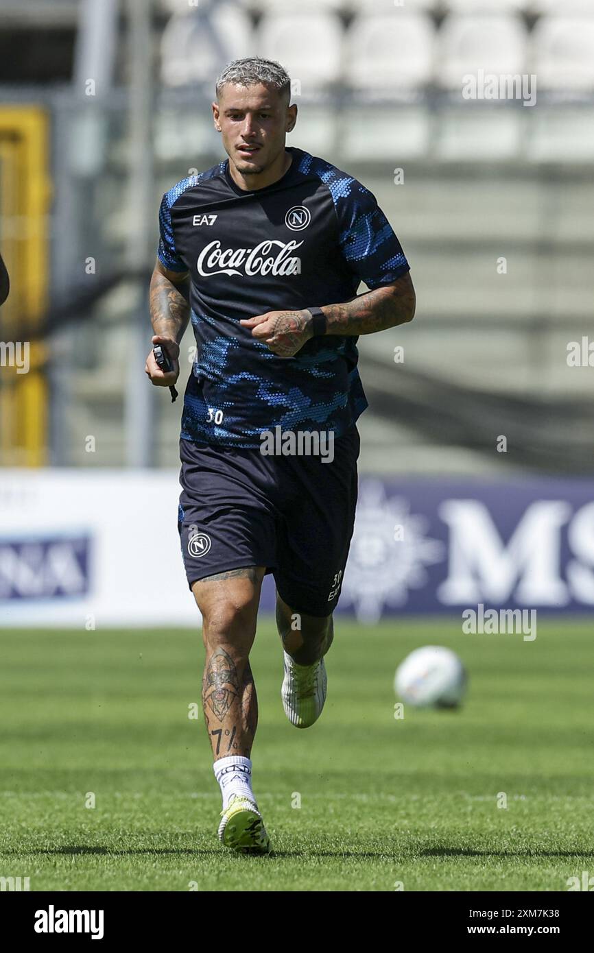 Napoli's Italian defender Pasquale Mazzocchi during SSC Napoli's 2024 ...