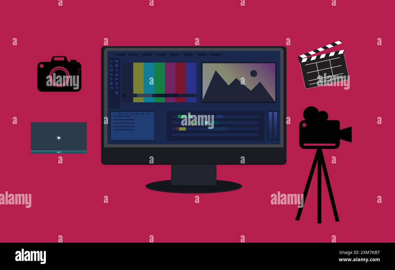 Video camera black screen on hi-res stock photography and images - Alamy